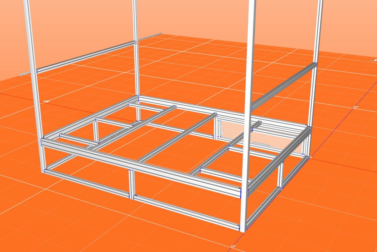 Under Bed Cage Add-on | DIY BDSM, Kink, and Bondage Furniture