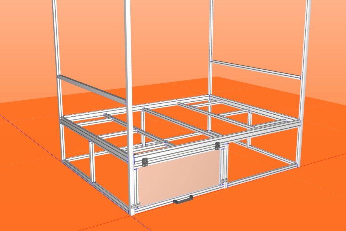 Under Bed Cage Add-on | DIY BDSM, Kink, and Bondage Furniture