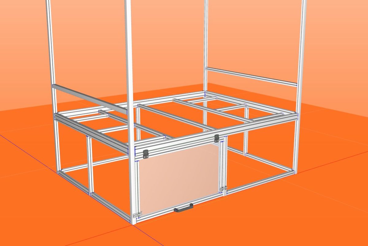 Under Bed Cage Add-on | DIY BDSM, Kink, and Bondage Furniture