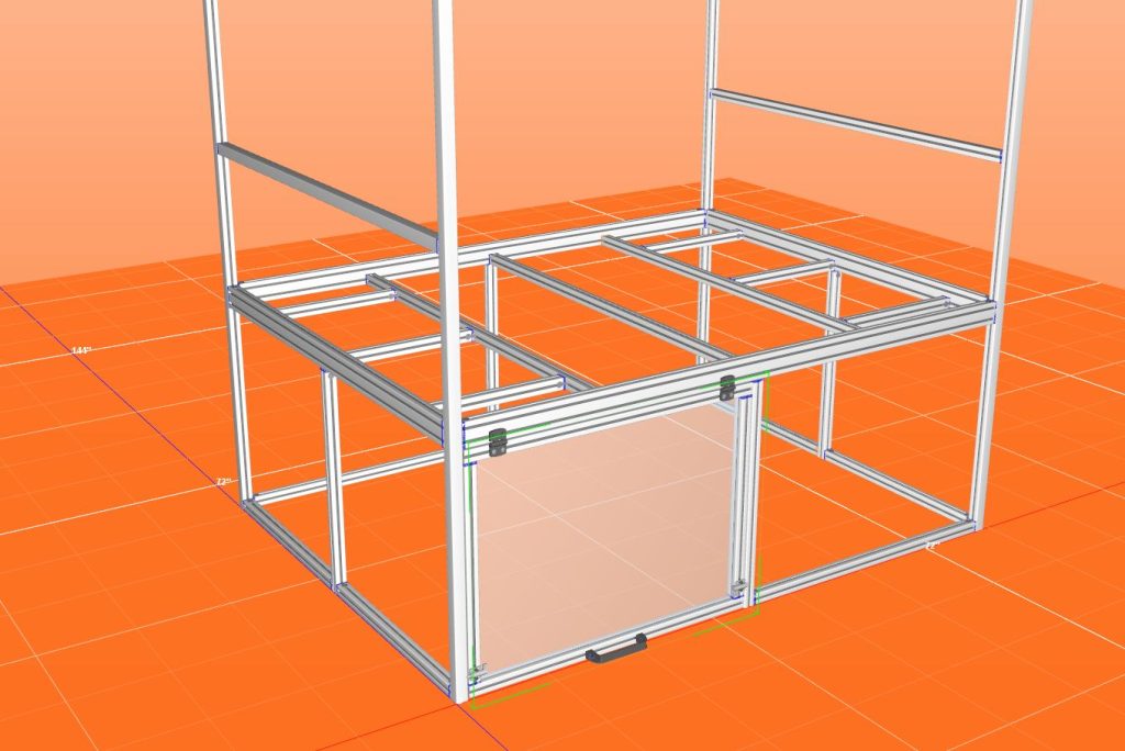 Under Bed Cage Add-on | DIY BDSM, Kink, and Bondage Furniture